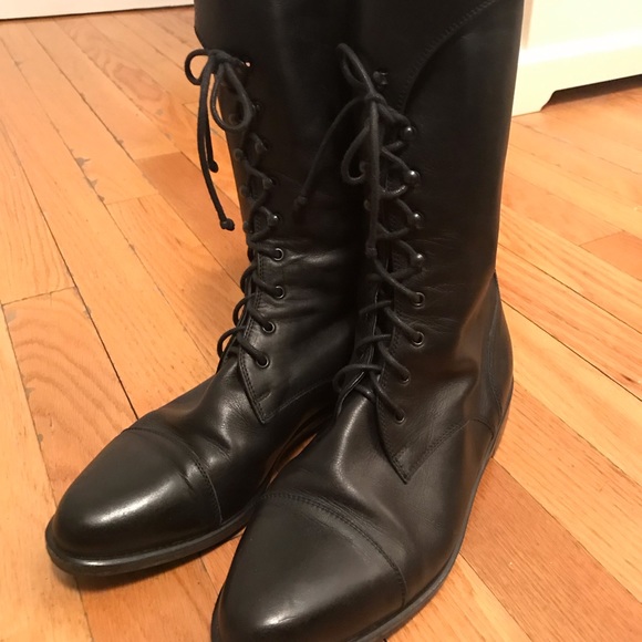 Walter Steiger | Shoes | Vintage Walter Steiger Lace Up Boots W Buckle ...